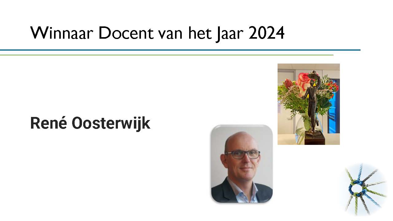 René Oosterwijk is Docent van het Jaar 2024 – Revalidatie.nl